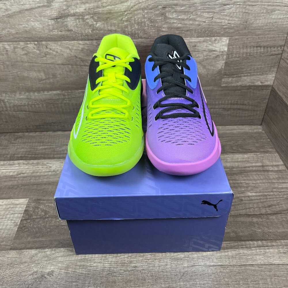 Puma New Box Stewie 1 Yellow Purple Womens Us Size 7.… - Gem